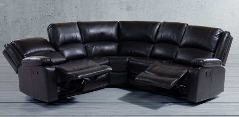 Sala Modular con Reclinables Tahoe Negro